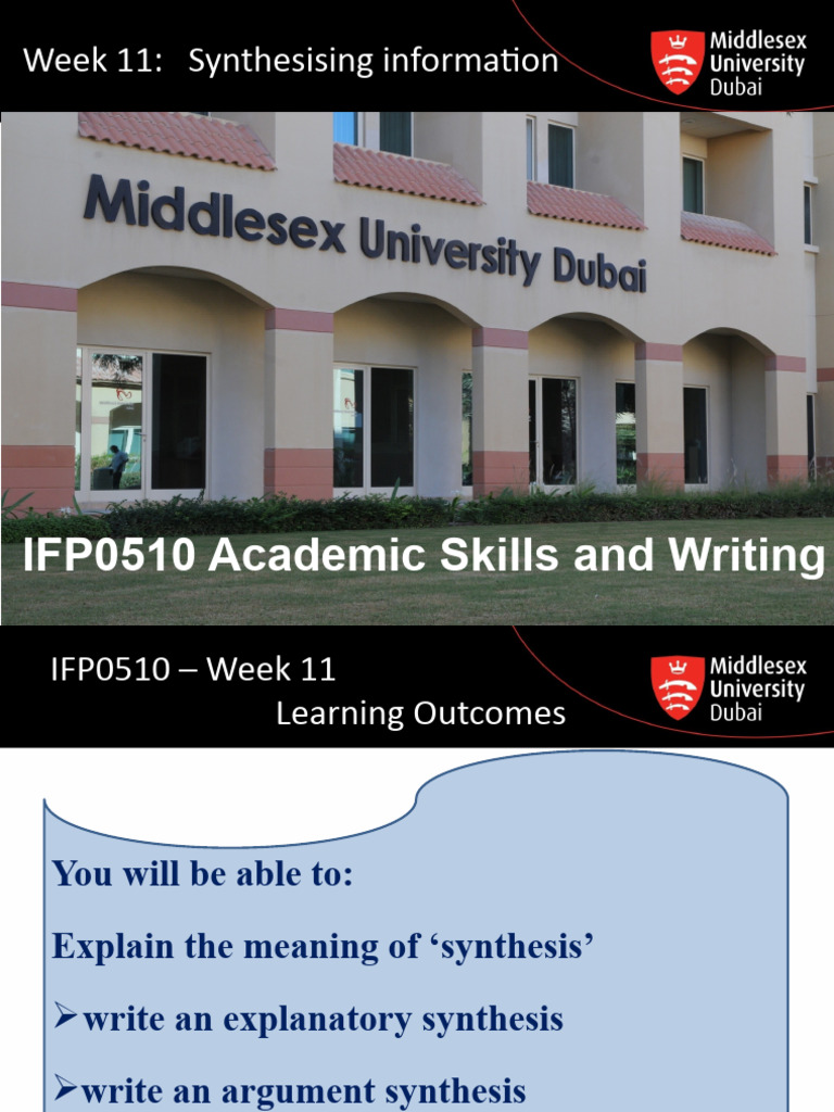 Understanding Synthesis in Academic Writing | PDF | Language Arts ...