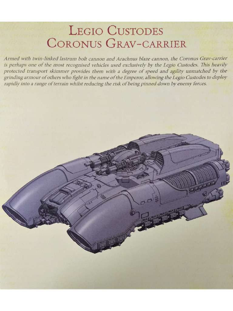 Coronus Grav Carrier | PDF
