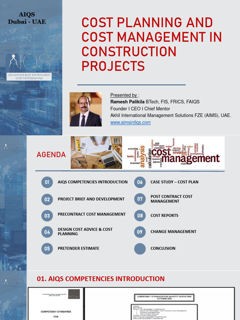 Cost Planning and Cost Management in Construction Projects | PDF ...