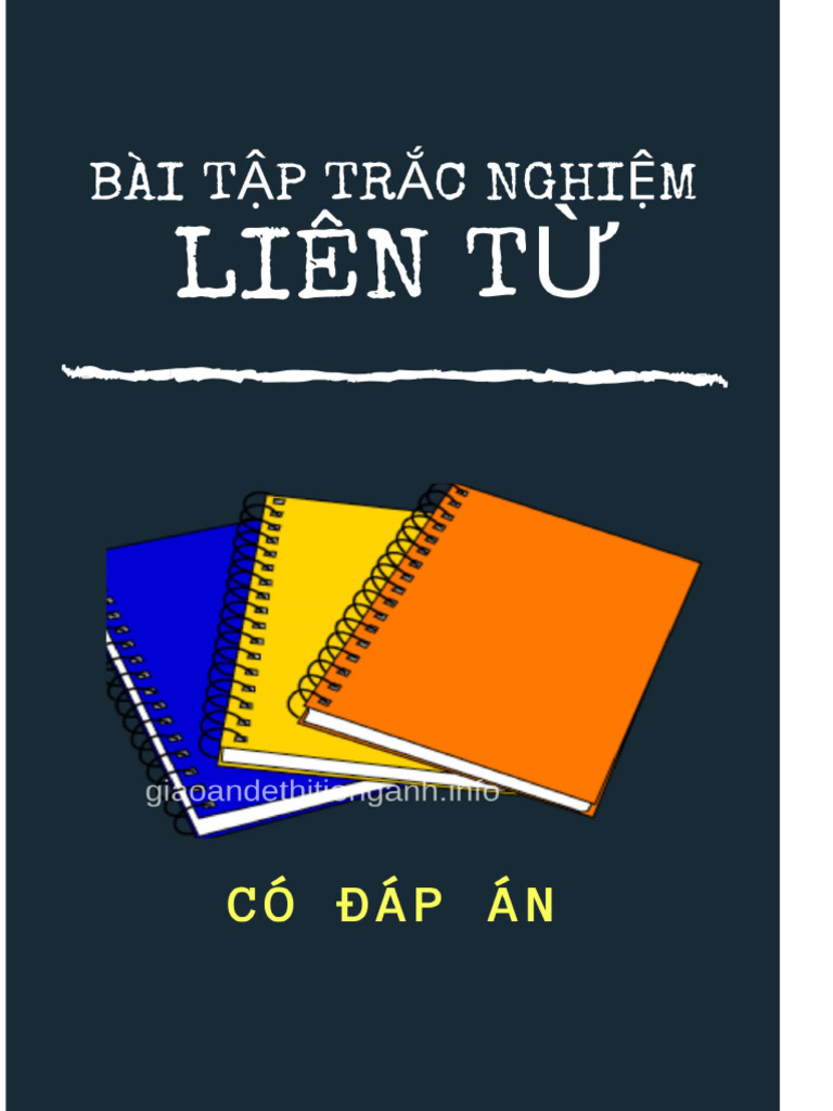 Bai Tap Trac Nghiem Lien Tu Trong Tieng Anh | PDF