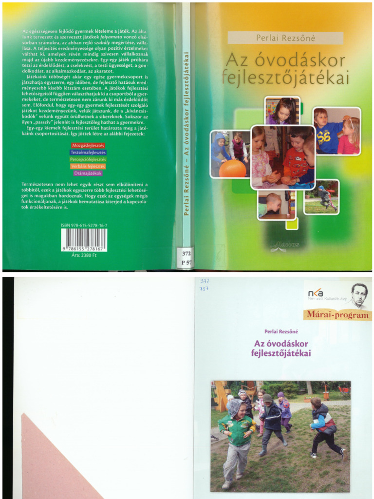 Perlai Rezsone Az Ovodaskor Fejlesztojatekai | PDF