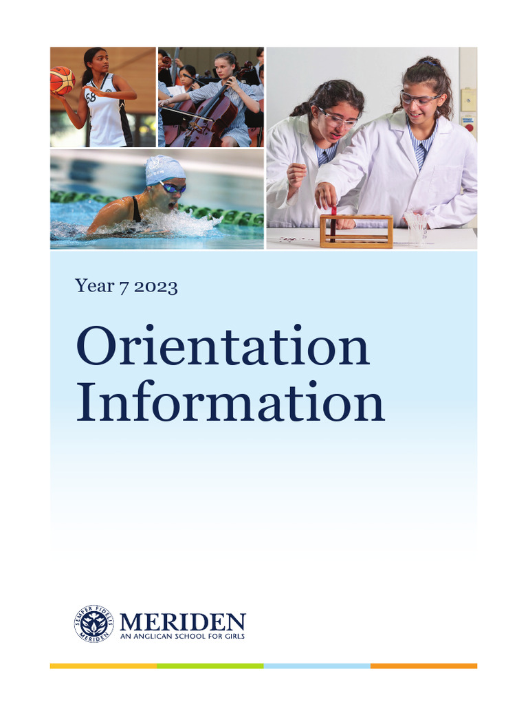 Year 7 Orientation at Meriden 2023 | PDF | Libraries | Books