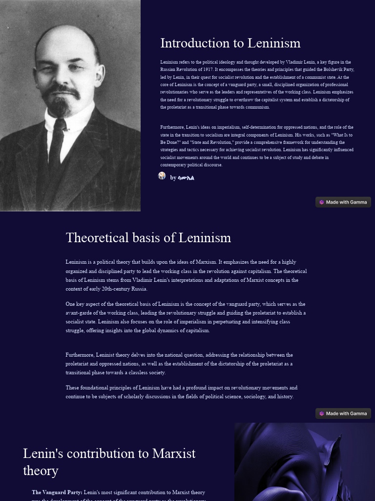 Introduction To Leninism | PDF