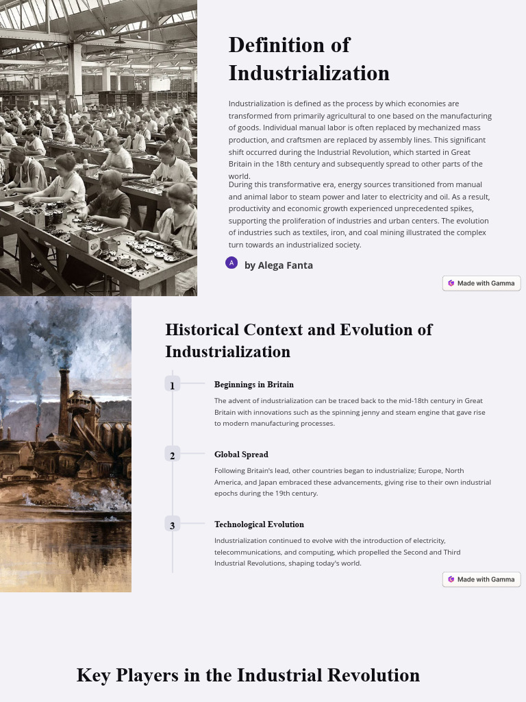 Industrialization | PDF