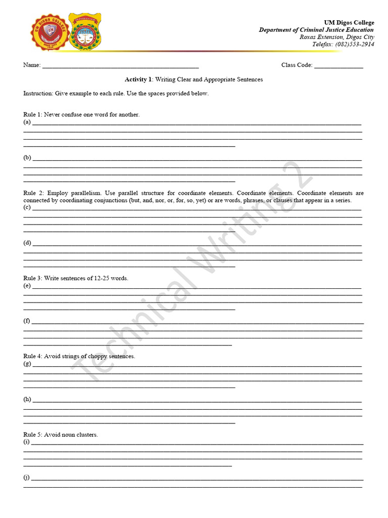 Activity 1A LEGAL FORM | PDF