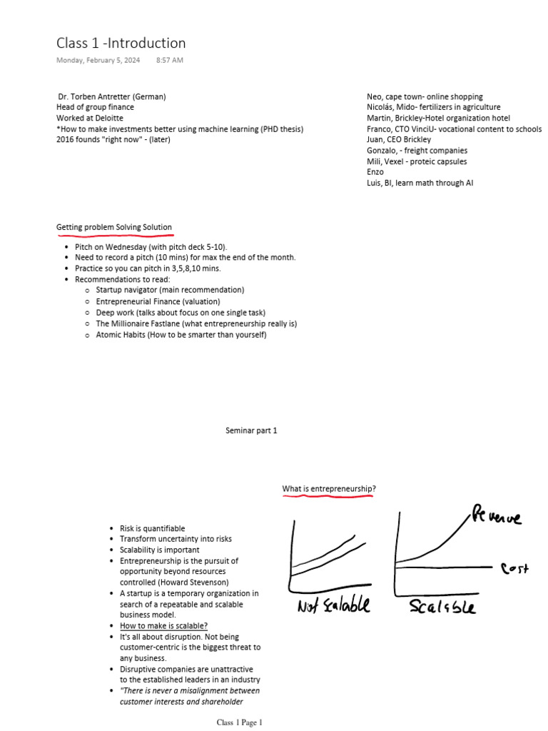 Class 1 Pdf 