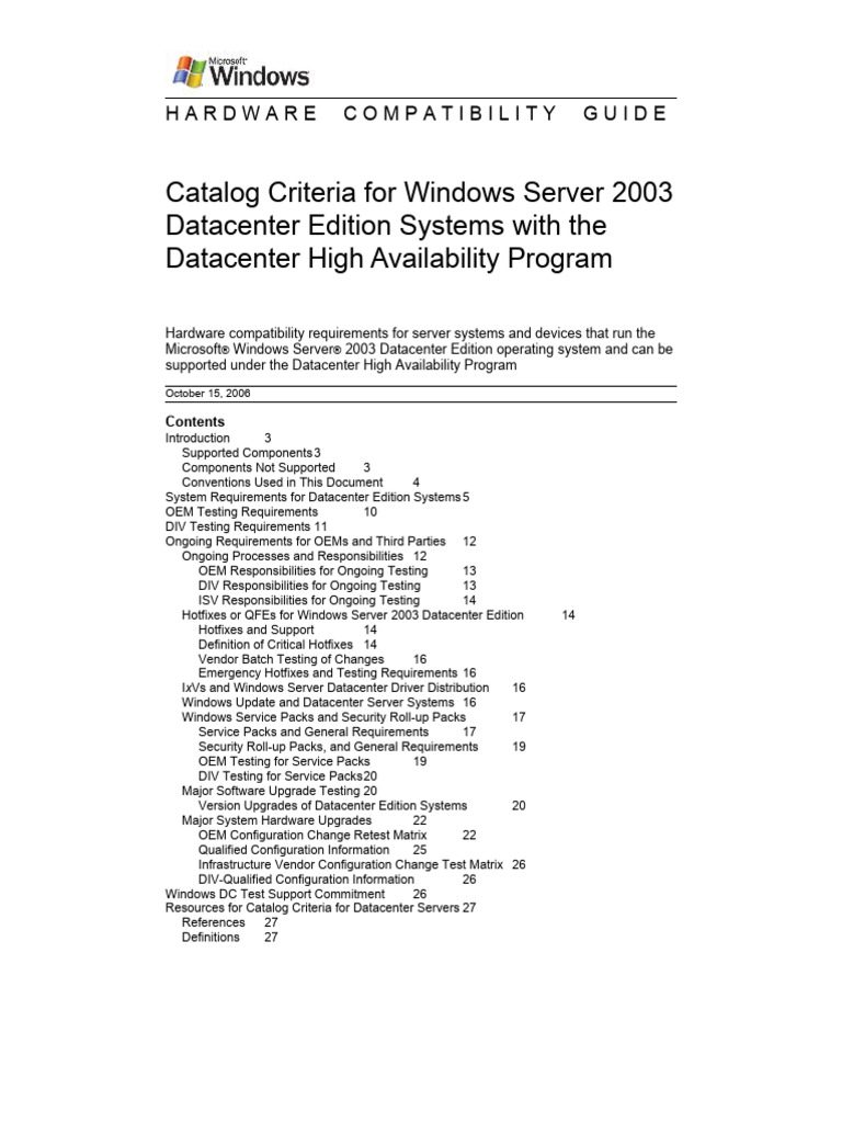 DCHCT | Download Free PDF | Windows Server 2003 | Microsoft Windows