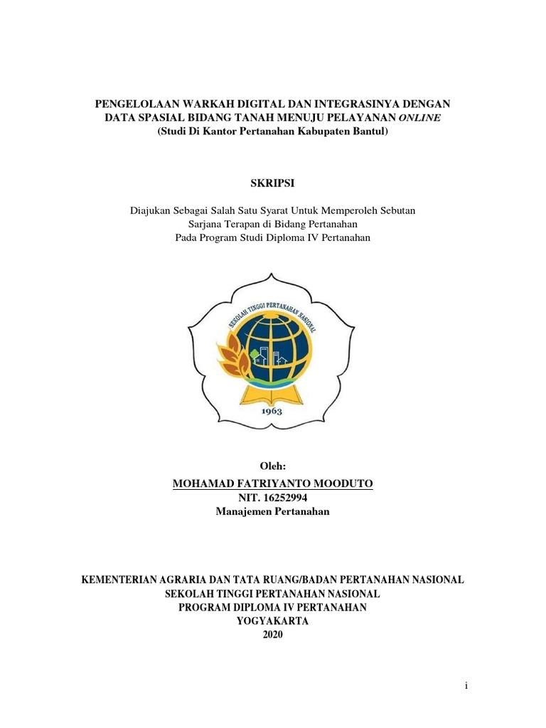 Pengelolaan Warkah Digital untuk Layanan Tanah | PDF | Bisnis | Komputer