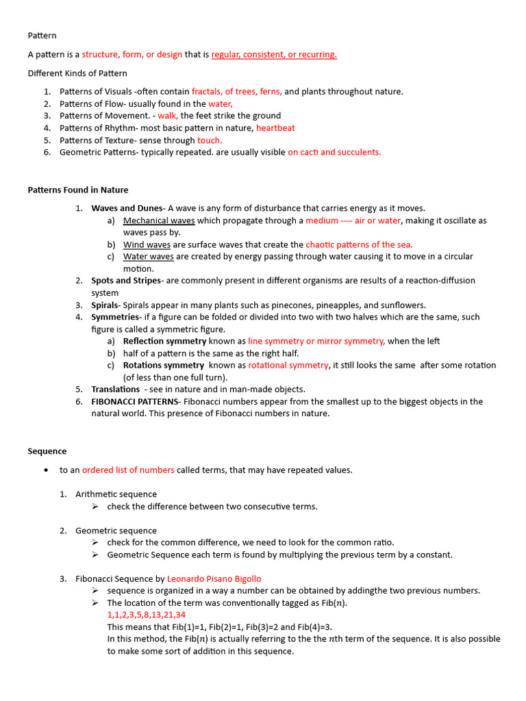 Prelims - Math Reviewer | PDF | Pattern | Logic