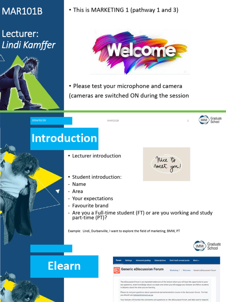 Marketing 1 Course Overview and Schedule | PDF | Marketing | Business ...