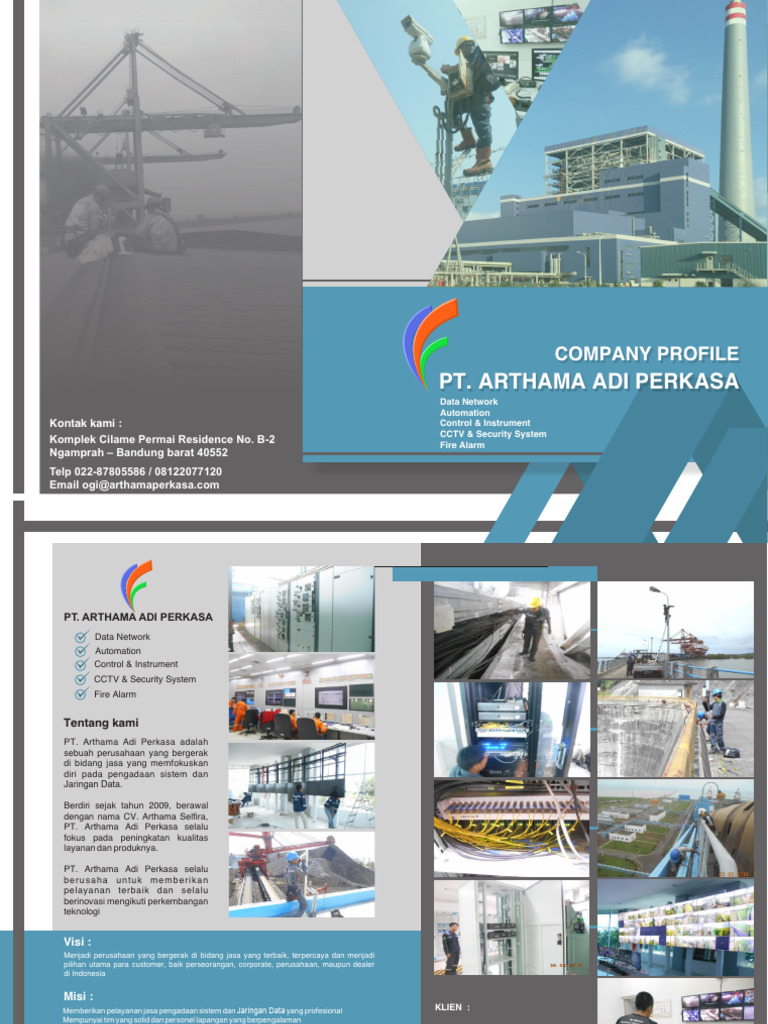 PT. Arthama Adi Perkasa Company Profile | PDF | Business | Computers