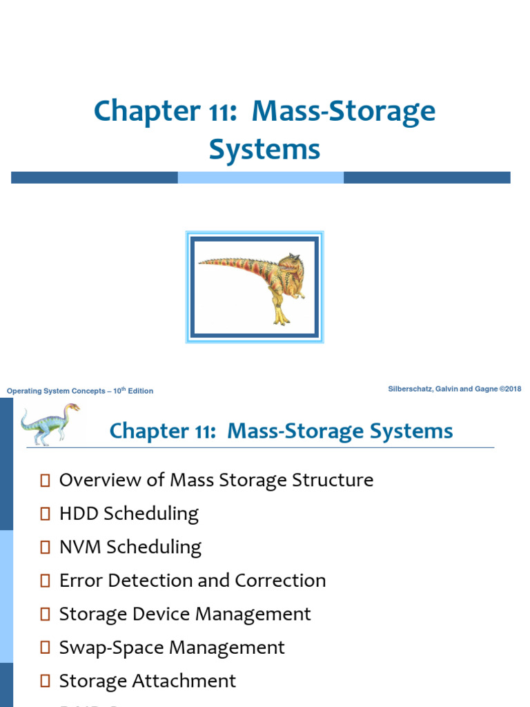 Chapter 11 - Mass Storage Systems | PDF