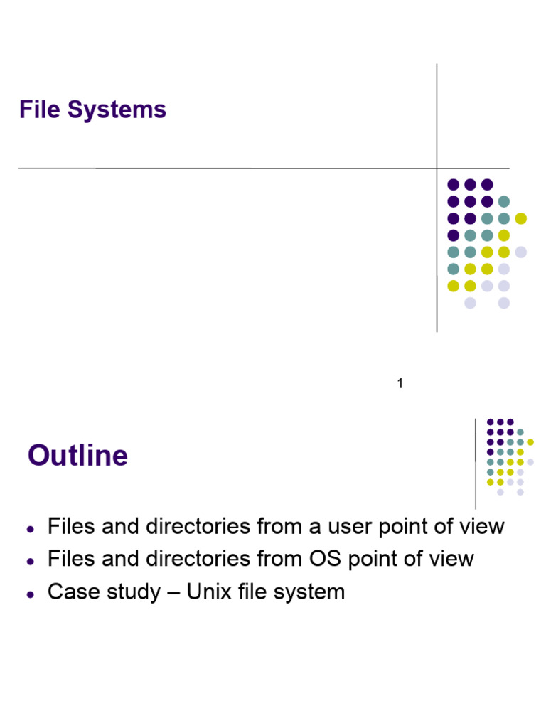 File System | PDF File System | PDF