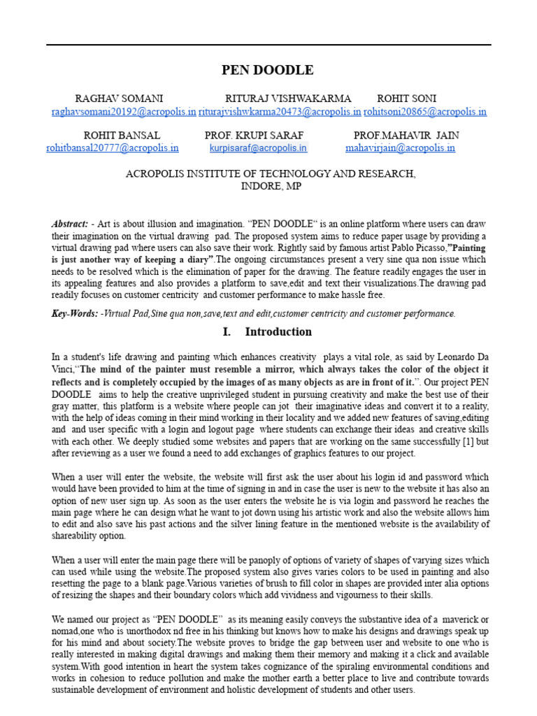 Pen Doodle Research | Download Free PDF | User (Computing) | Password