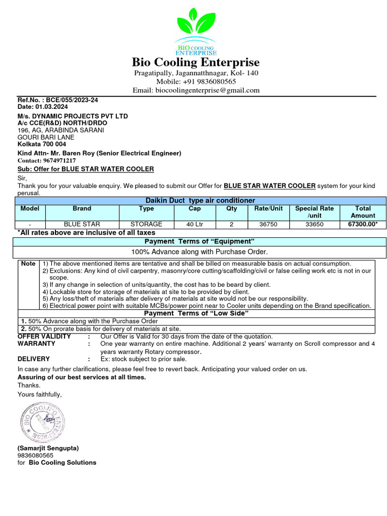 Water Cooler | PDF | Air Conditioning