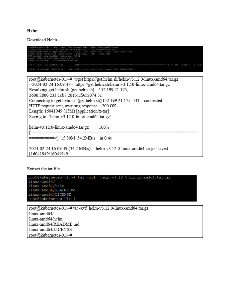Helm - Getting Started | PDF | Port (Computer Networking) | Computer Engineering