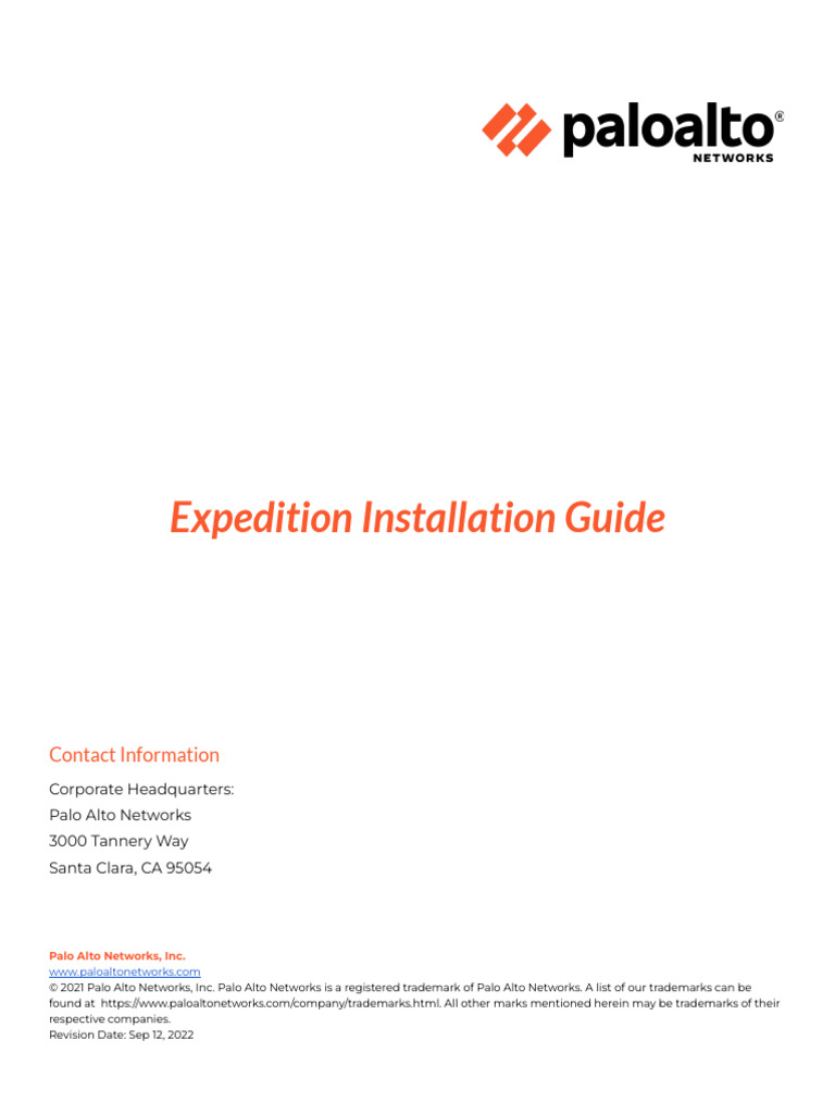 Expedition Installation Guide | PDF | Secure Shell | Superuser Expedition Installation Guide | PDF | Secure Shell | Superuser