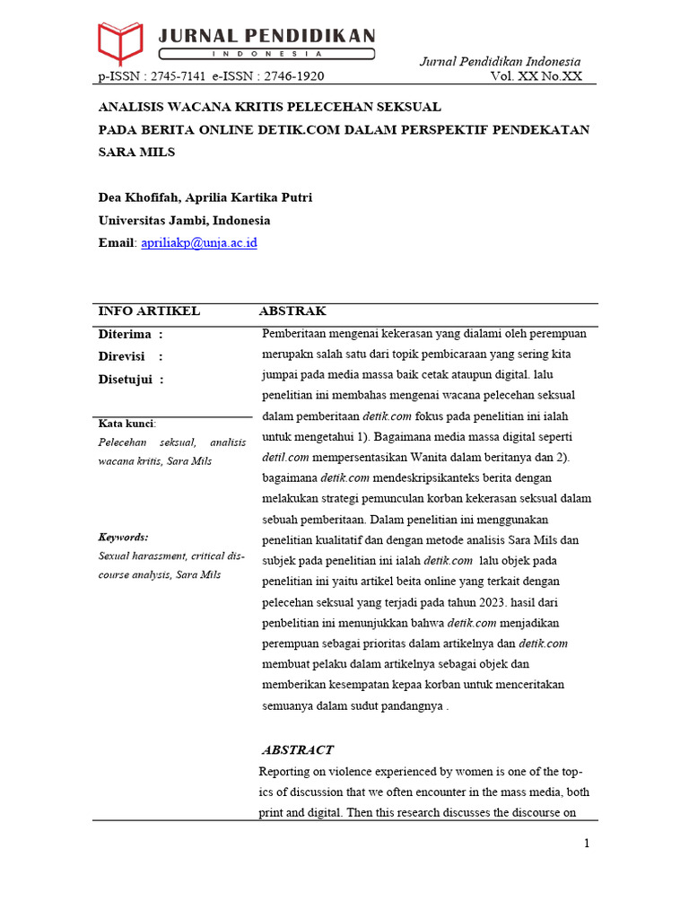 Analisis Wacana Kritis Sara Mils | PDF