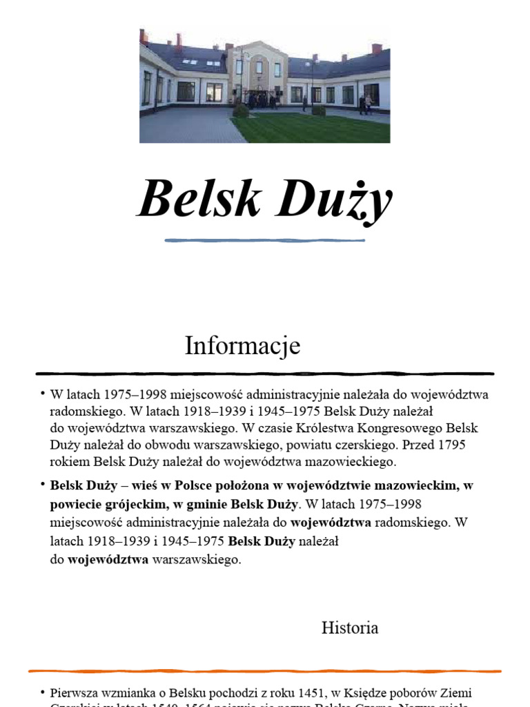 Prezentacja Belsk Grupa | PDF