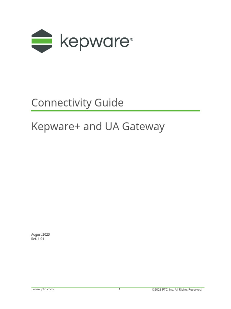 Kepware Plus Uag Guide | PDF | Port (Computer Networking) | Public Key Certificate