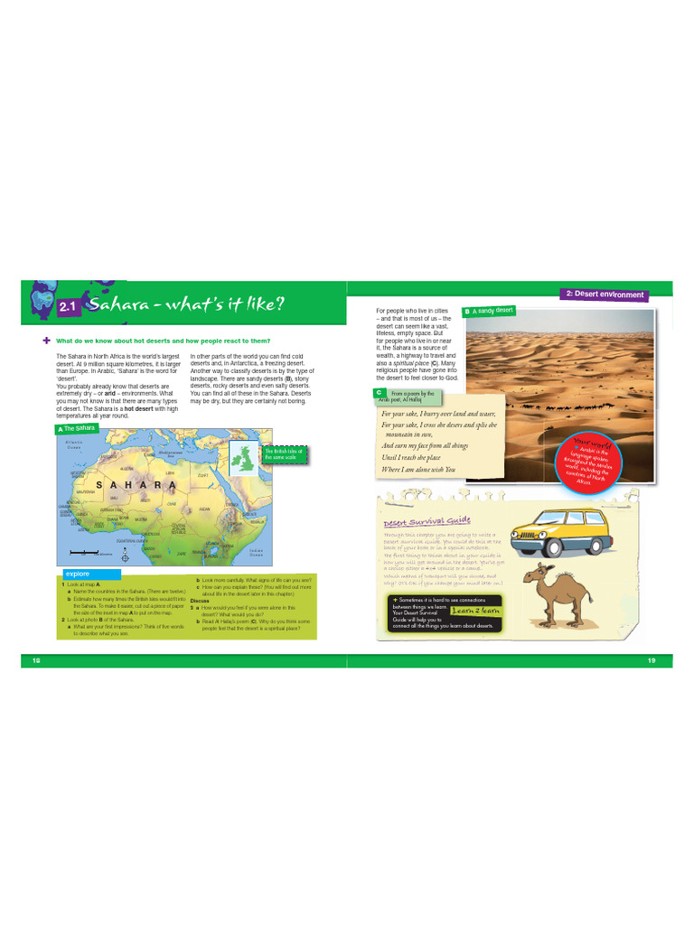 6-7. Hot Deserts Project | PDF | Desert | Sahara