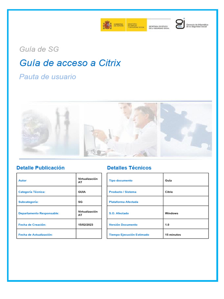 Citrix Guia Acceso Intranet | PDF