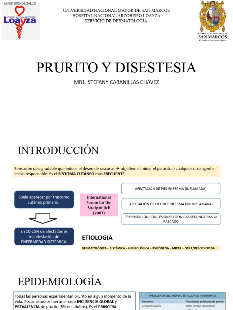 Prurito: Causas y Tratamientos Efectivos | PDF | Psoriasis | Cáncer