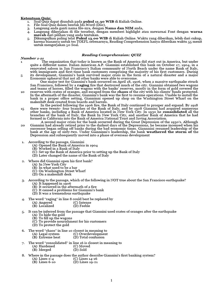 Pertemuan 12 Quiz | PDF