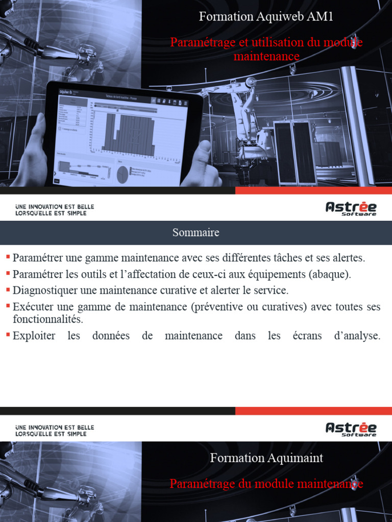 Am1 - Parametrage Et Utilisation Du Module Aquimaint | PDF | Informatique | Informatique