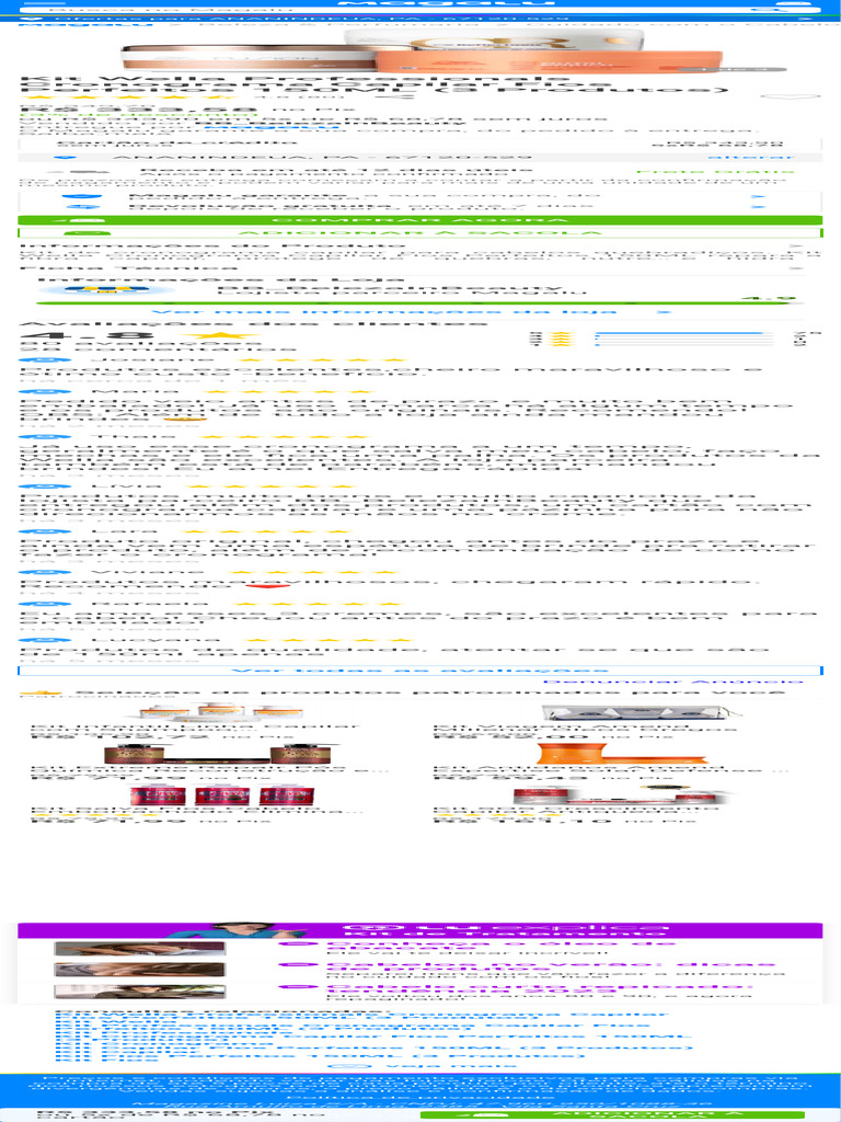 Kit Wella Professionals Cronograma Capilar Fios Perfeitos 150ml 3 Produtospakg884b08hpfkttc ...