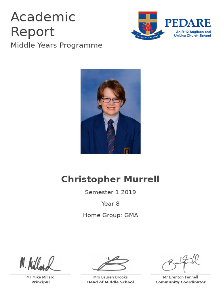 Christopher Murrell 20192019 S1 | PDF | Learning | Performance Indicator