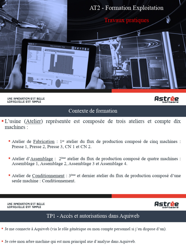 At2-Exploitation Manager Module Aquitime - TP | PDF