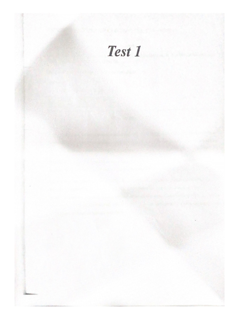 Test 1 First | PDF Test 1 First | PDF