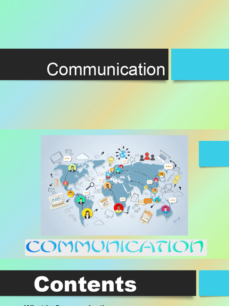 1 Communication | PDF | Communication | Nonverbal Communication