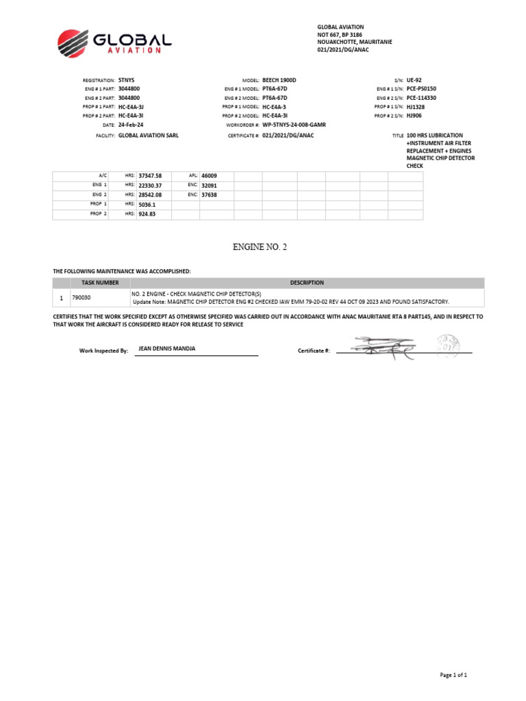 Log Book Entry | PDF