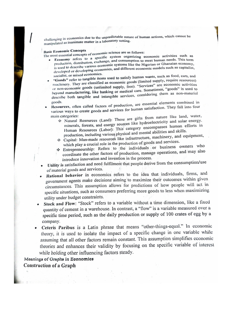 ECN 101 Note by DR Adeosun | PDF ECN 101 Note by DR Adeosun | PDF