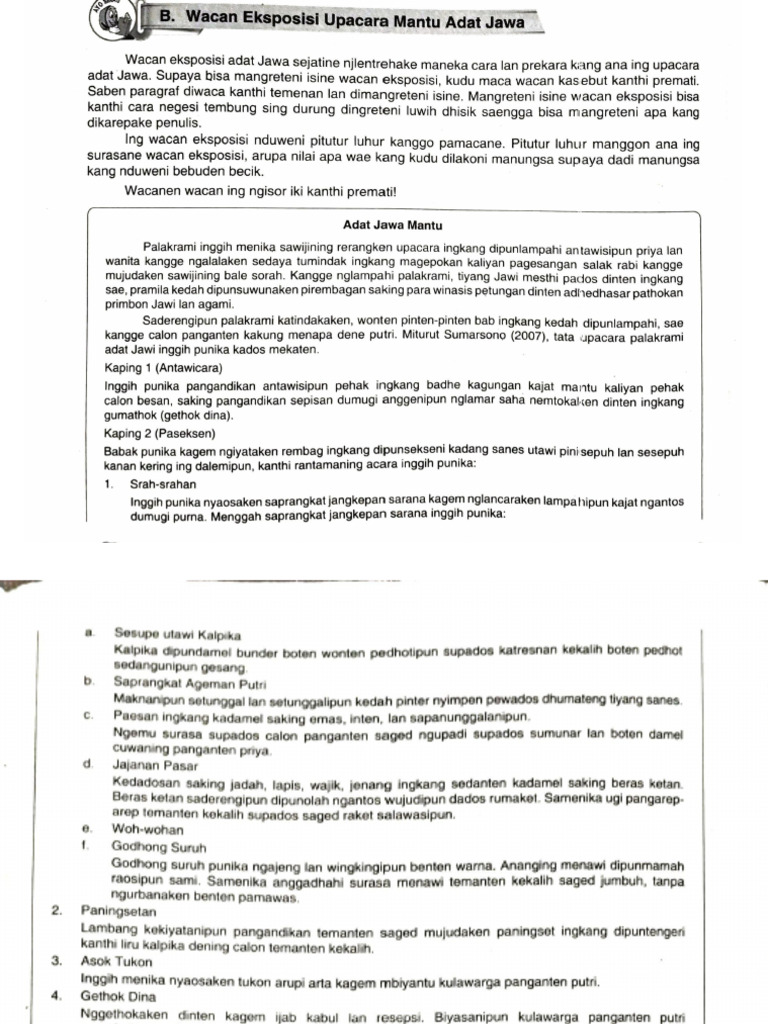 Adat Jawa Mantu | PDF