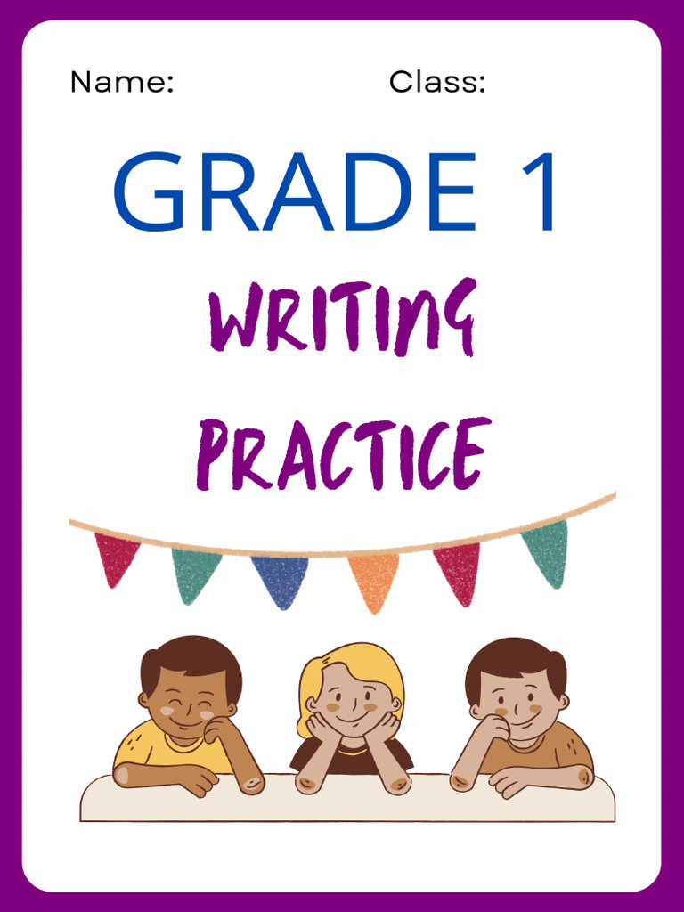 Grade 1 Writing Practice English Worksheet | PDF