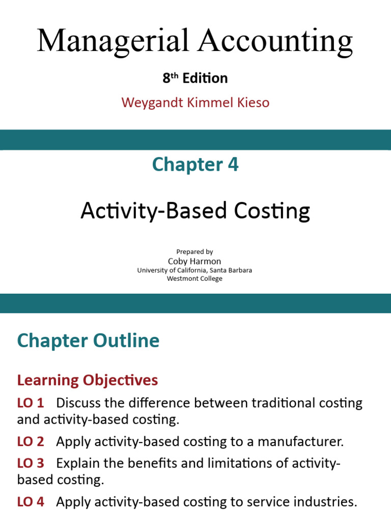Ch04 Activity-Based Costing | PDF