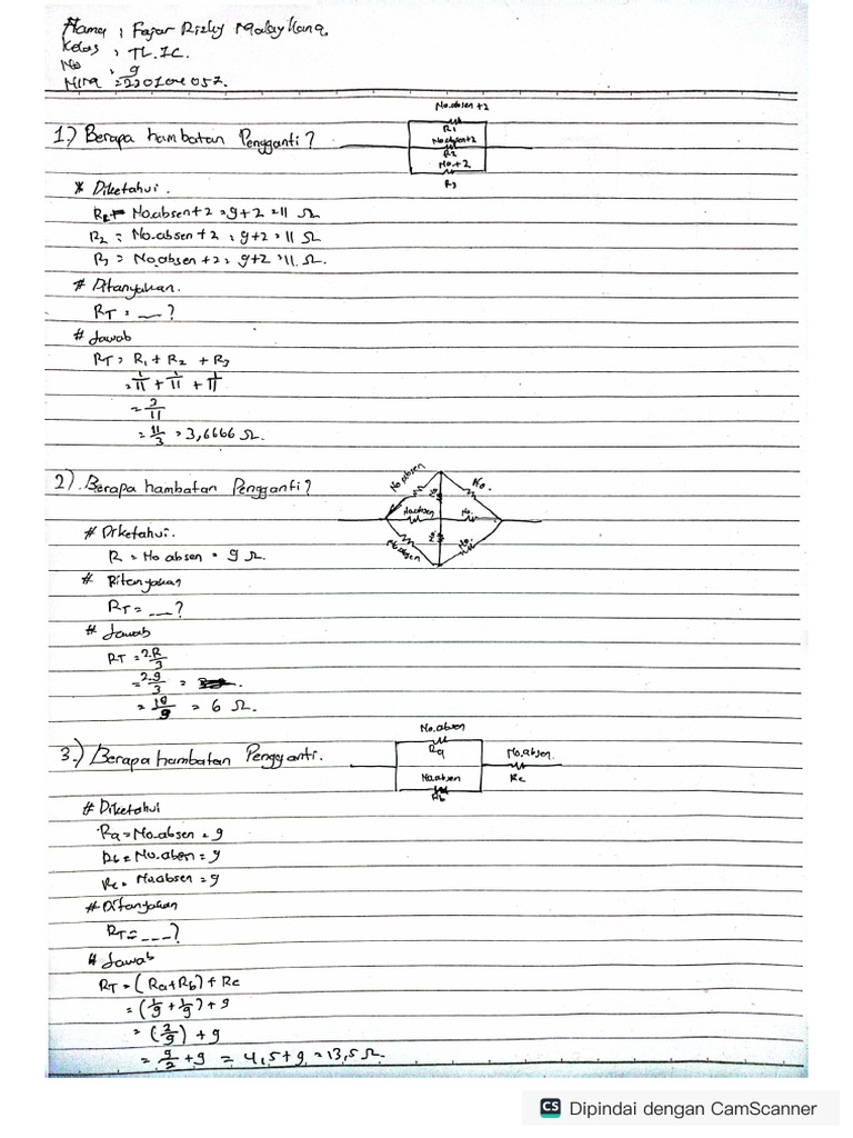 Remidi Alat Ukur Dan Pengukuran Fajar Rizky Malay Kana - TL 1C - Dosen Pak Vicky Prasetio | PDF