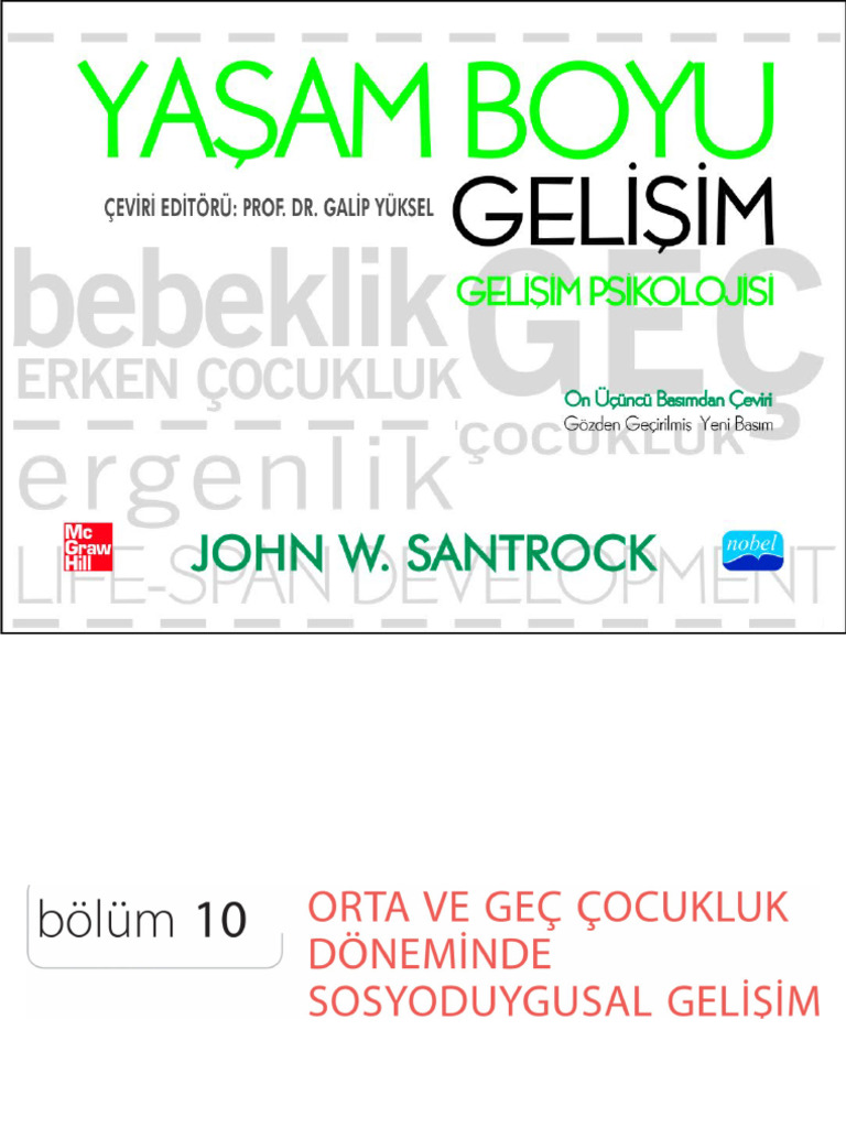 Orta Ve GeÃ Ã Ocukluk-Sosyal GeliÅ Im | PDF