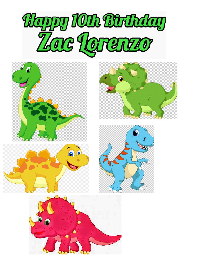 7x4 Dinosaur Theme 2 | PDF