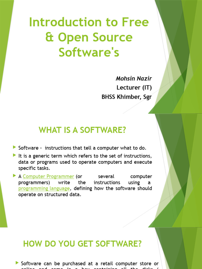FOSS | Download Free PDF | Proprietary Software | Software