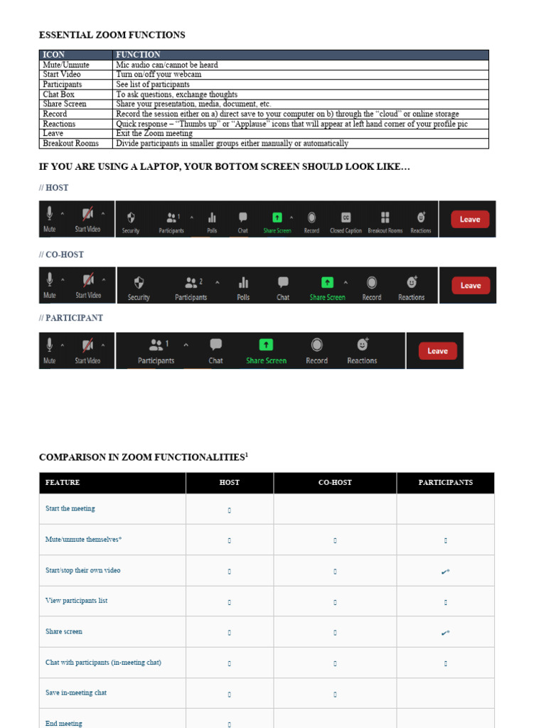 Zoom Quick Guide | PDF | Software | Computing Zoom Quick Guide | PDF | Software | Computing