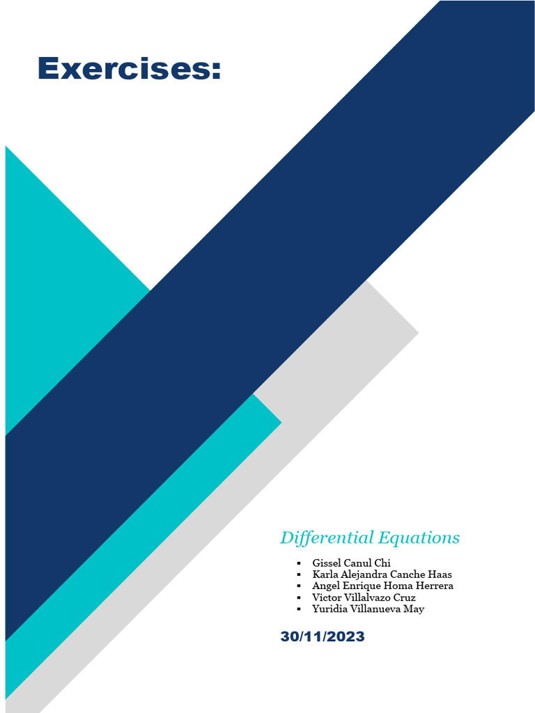 Laplace Transform and Differential Equations | PDF | Calculus ...