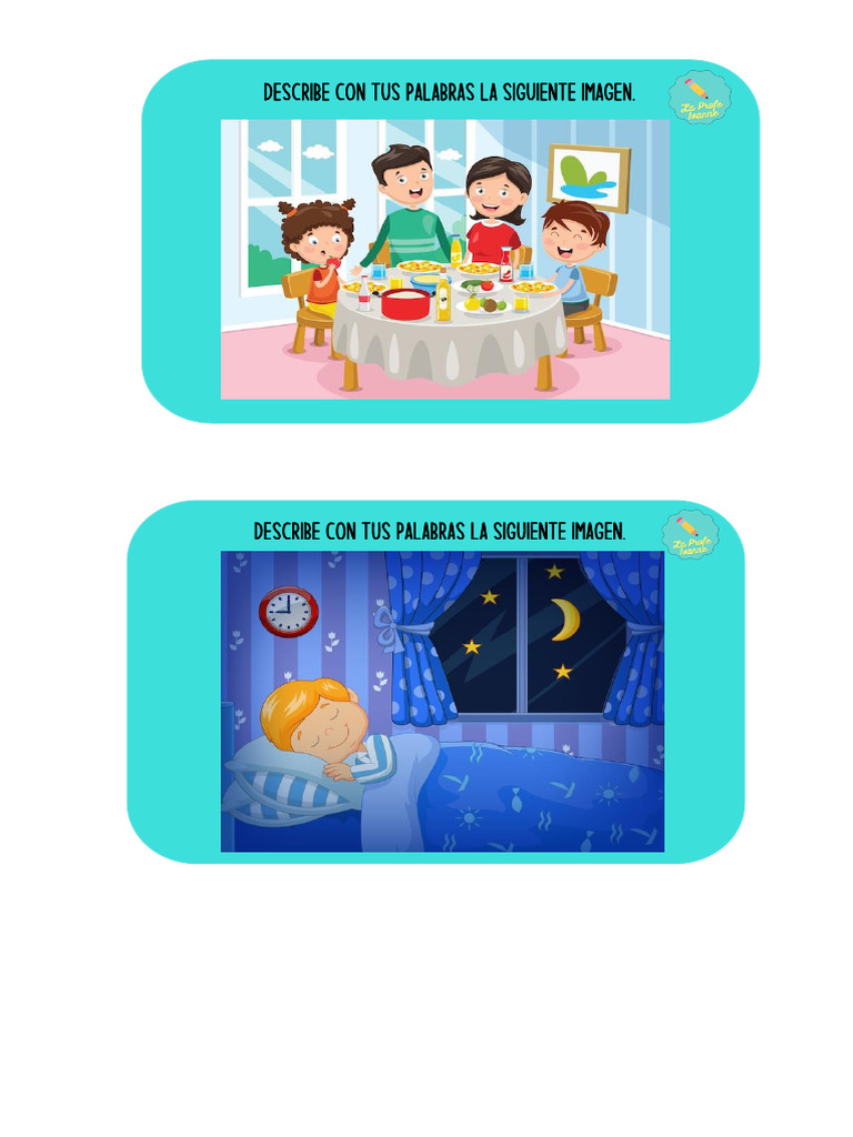 Descripcion de Imagenes Infantil | PDF