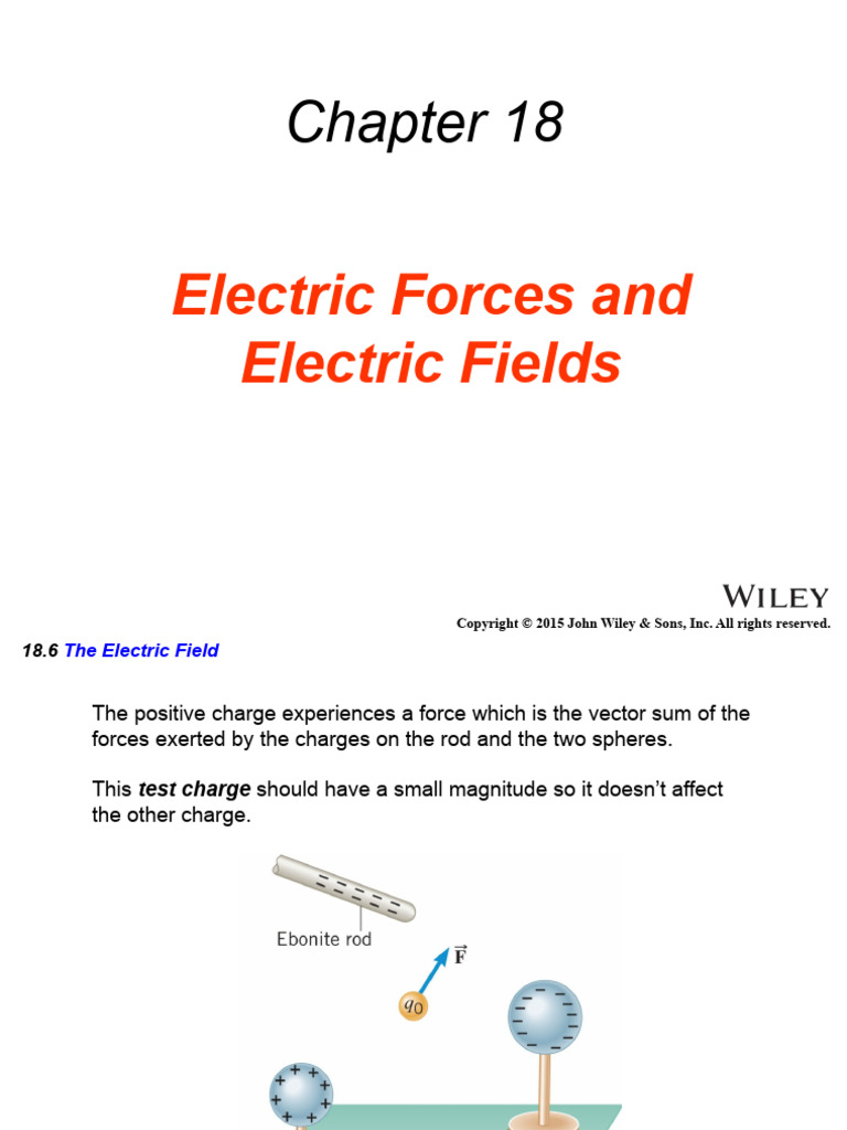 ch18 Part2 | PDF | Electric Field | Electrostatics