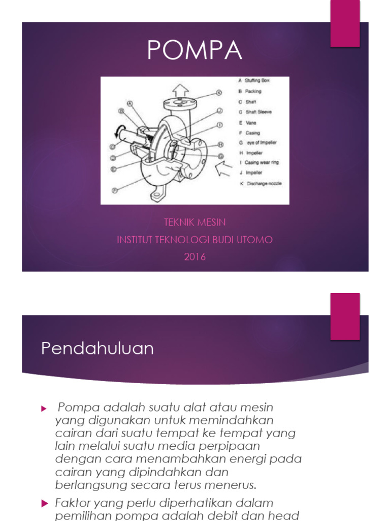 Perencanaan Sistem Fluida-Pompa | PDF | Metode & Bahan Ajar | Sains & Matematika