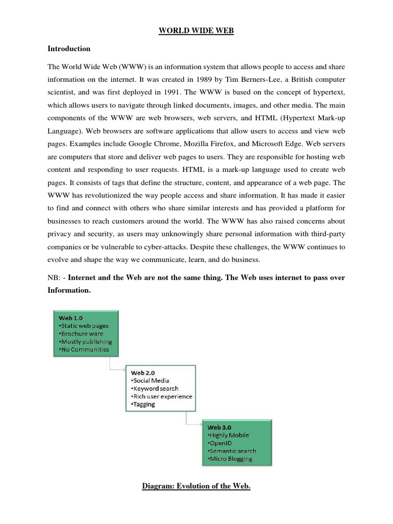 World Wide Web | PDF | World Wide Web | Internet & Web World Wide Web | PDF | World Wide Web | Internet & Web