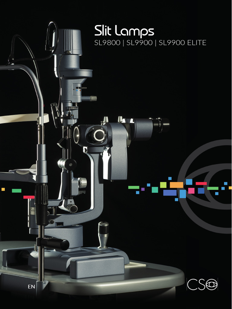 Cso sl9900 Slitlamp | PDF | Microscope | Optics